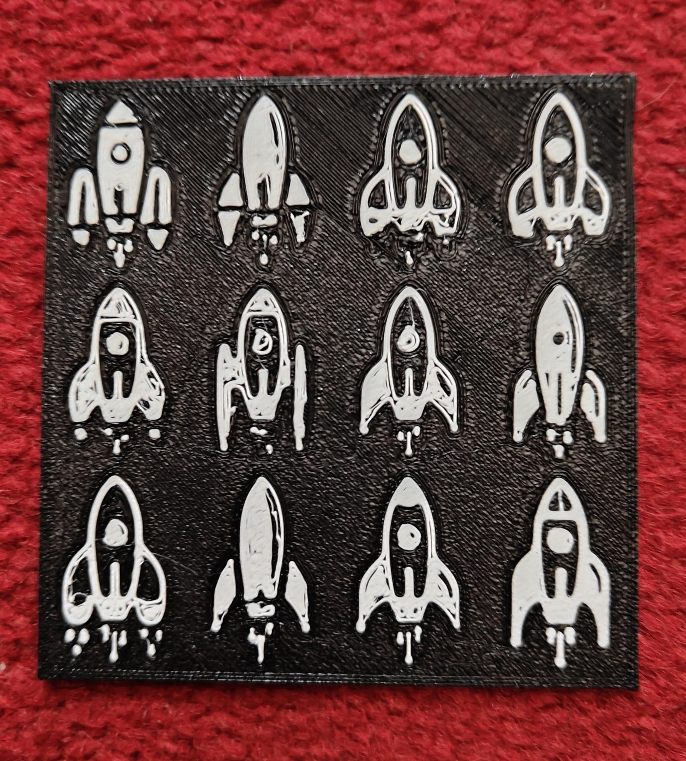 Small Space Rocket Coaster by Claire Price | Download free STL model ...