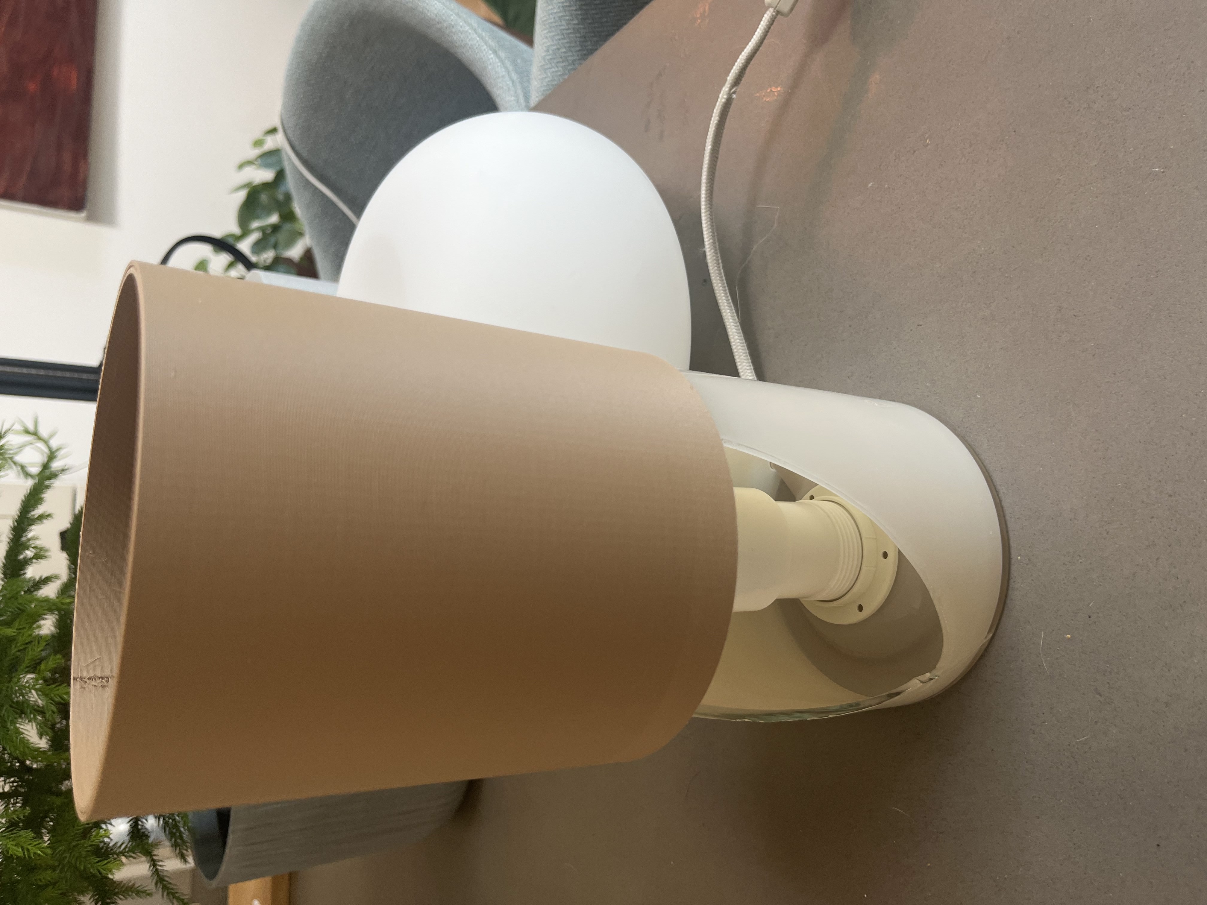 Ikea DEJSA Lamp Base Cover by PrintPotion | Download free STL model ...