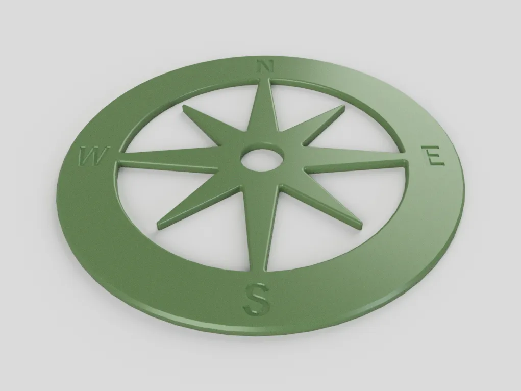 Compass with indicator by mcko | Download free STL model | Printables.com
