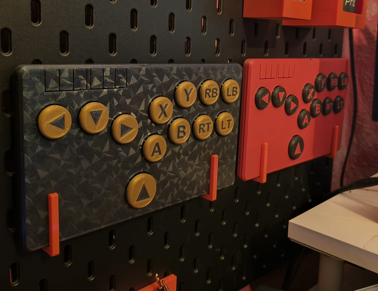 Ikea Skadis Flatbox (Hitbox Layout Fightstick) Holder / Mount by ...