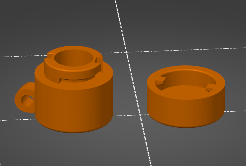PillBox key-chain v2 by Hazem Bazo | Download free STL model ...