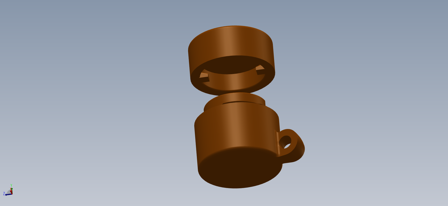 PillBox key-chain v2 by Hazem Bazo | Download free STL model ...