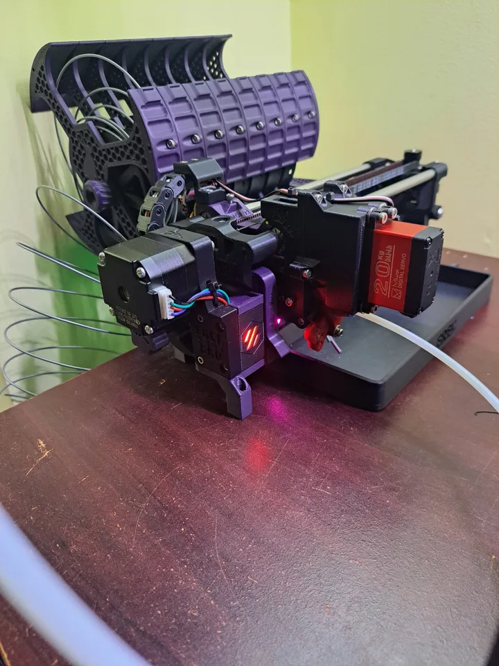 ERCF V2 Front gearbox status led by 35°C0lDFuSi0n | Download free STL ...