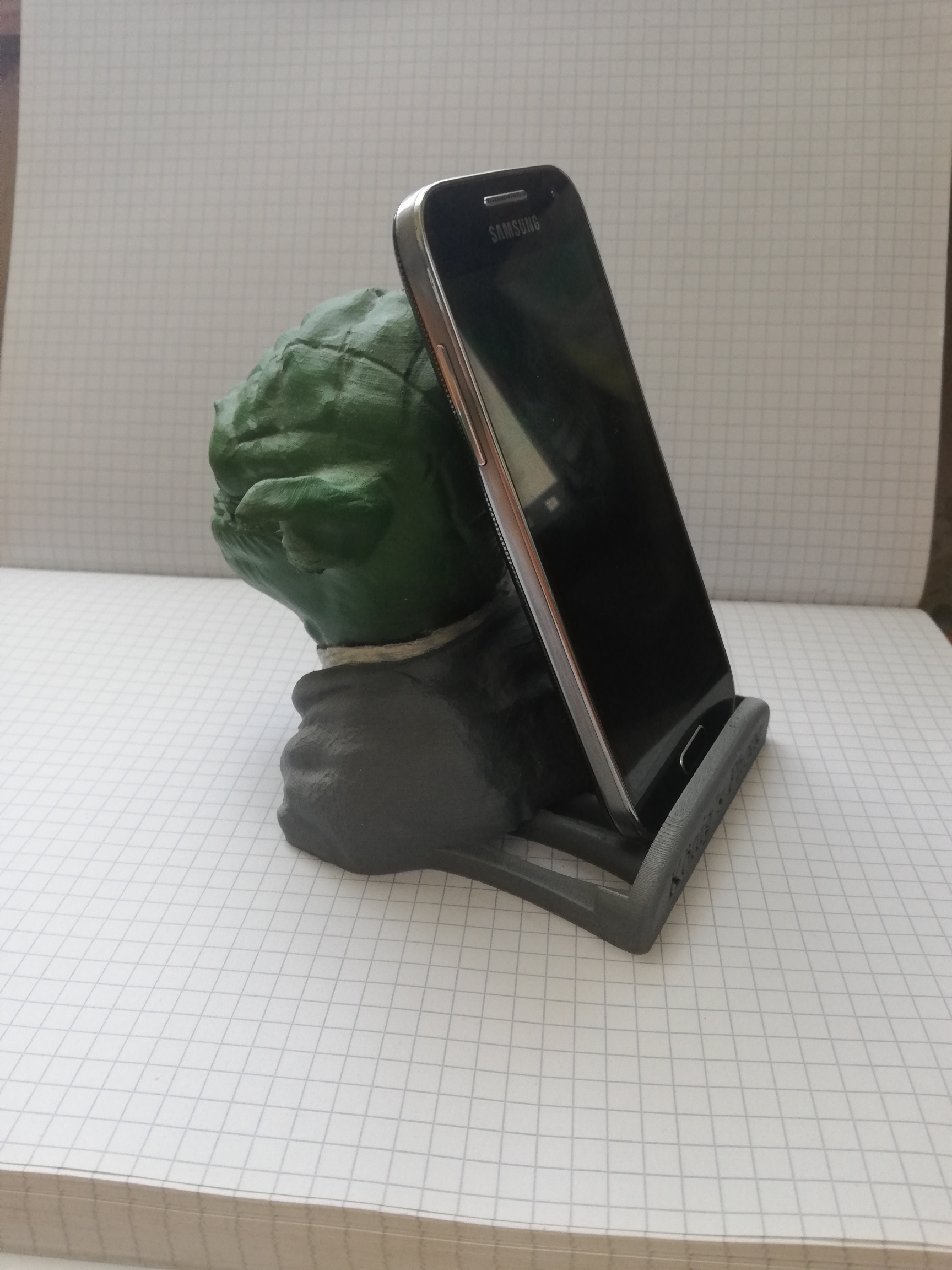 Yoda Phone support Phone stand by KB_Prototypes | Download free STL ...
