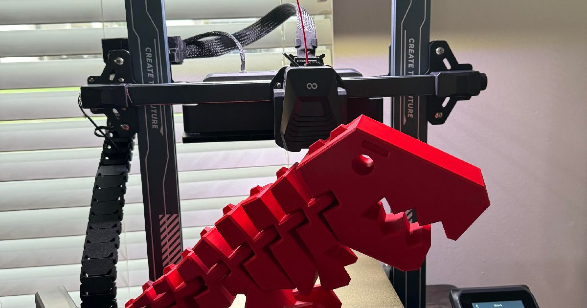 Big Flexi Rexi Split by FxhDesigns | Download free STL model ...