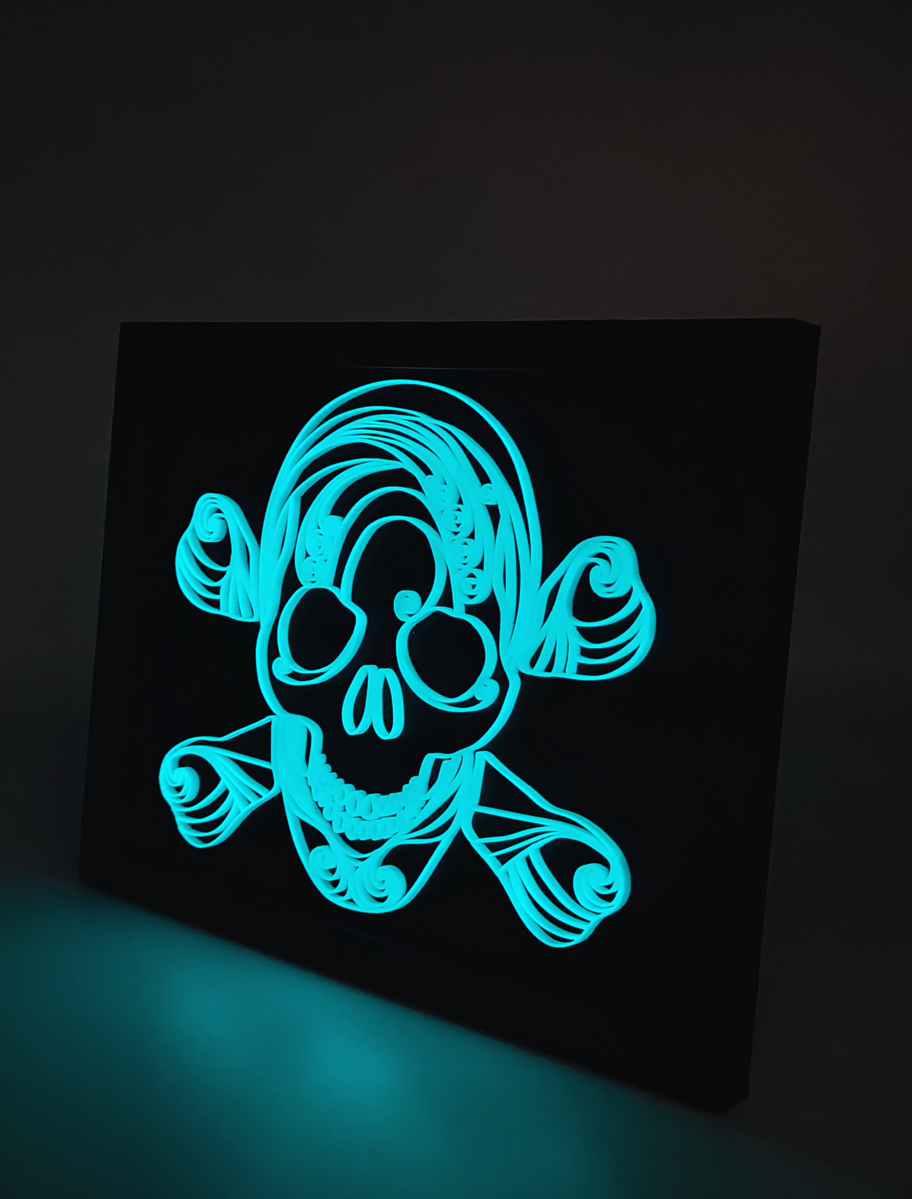 Spooky Swirls: Glow-in-the-Dark Skull & Bones! by TheCraftyMaker ...