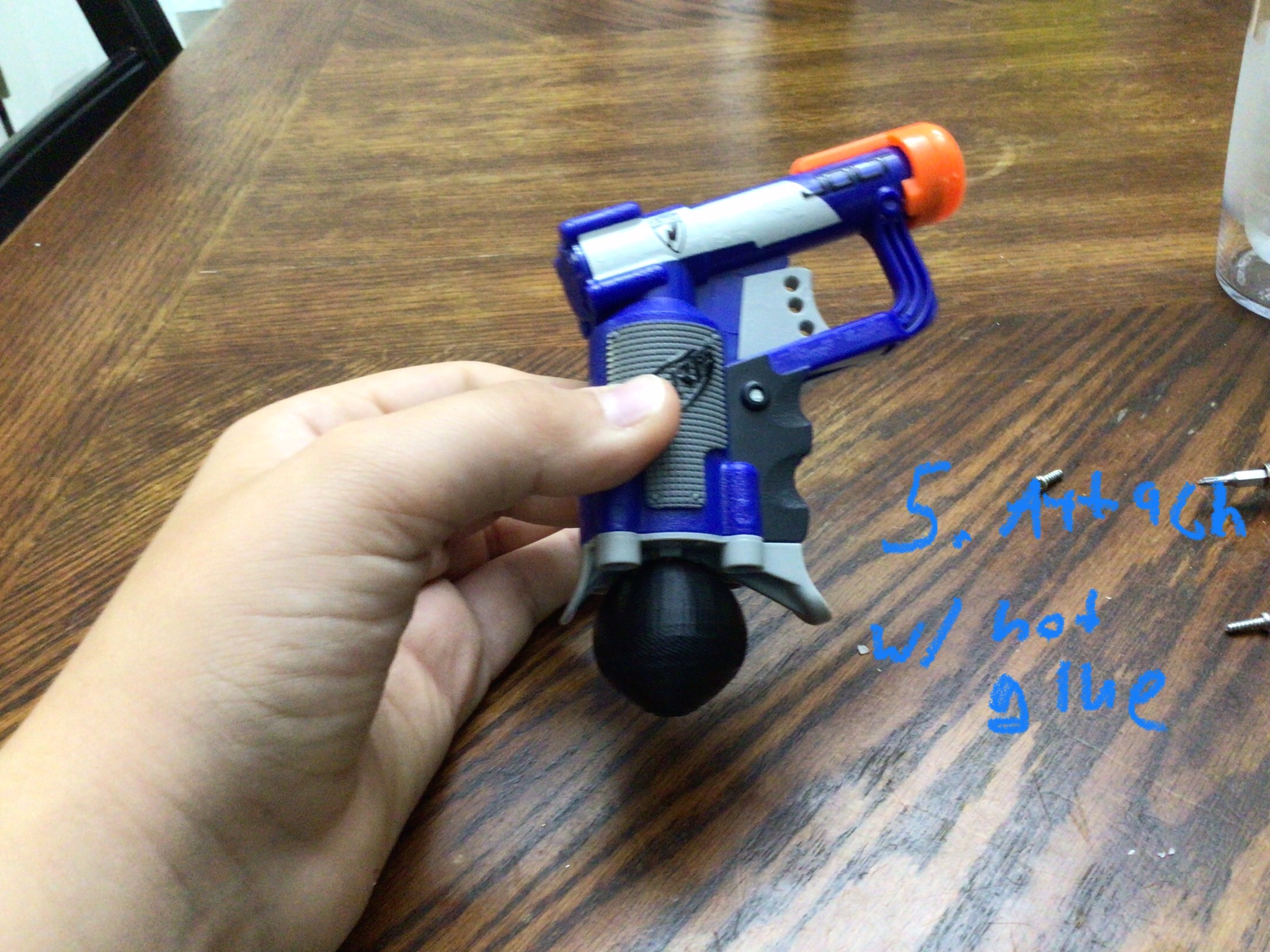 nerf jolt handle by ilove3dprinting | Download free STL model ...