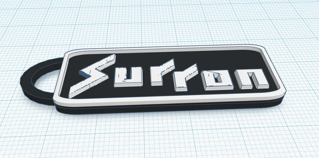 Surron Logo Keychain by ERTECK | Download free STL model | Printables.com