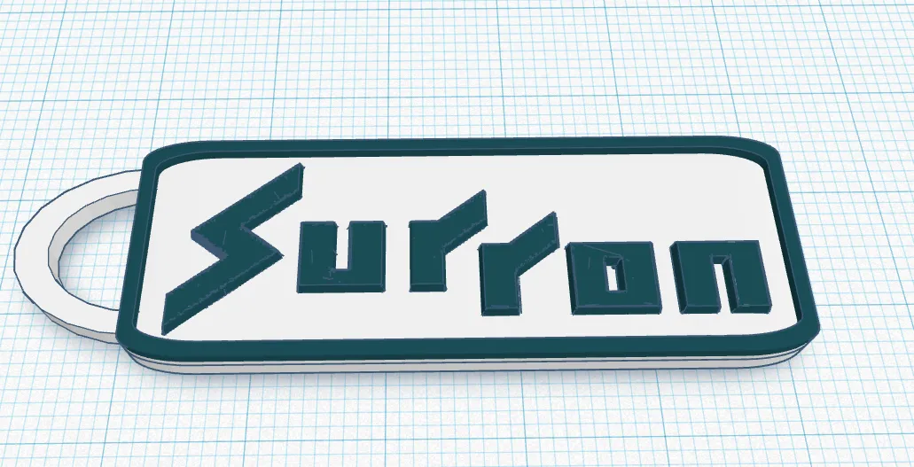 Surron Logo Keychain by ERTECK | Download free STL model | Printables.com