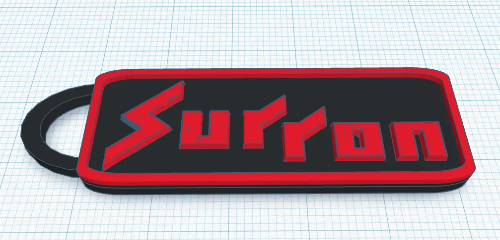 Surron Logo Keychain by ERTECK | Download free STL model | Printables.com