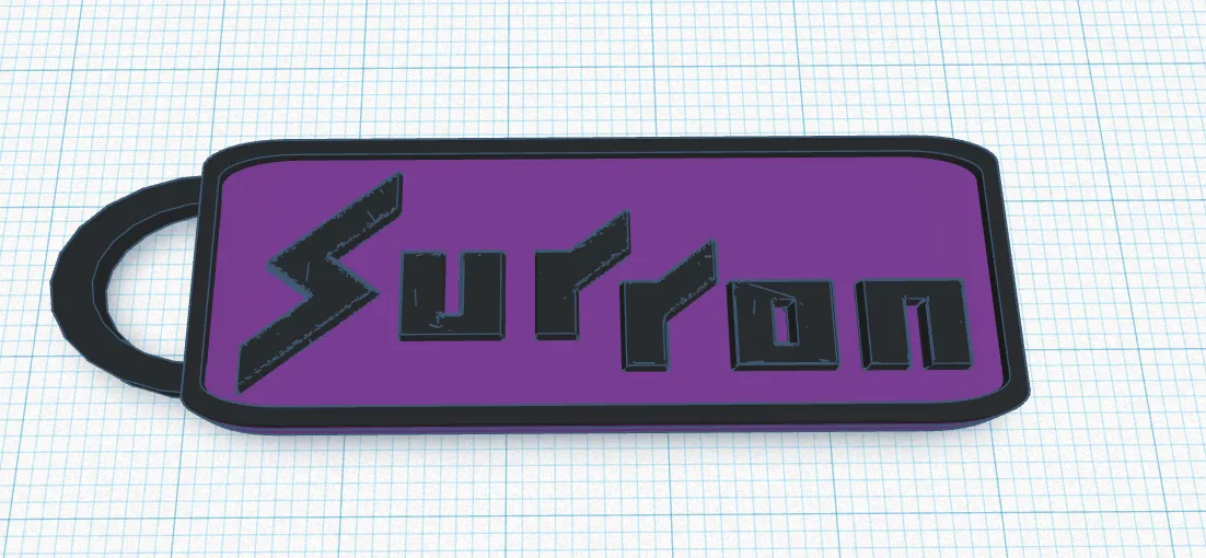 Surron Logo Keychain by ERTECK | Download free STL model | Printables.com