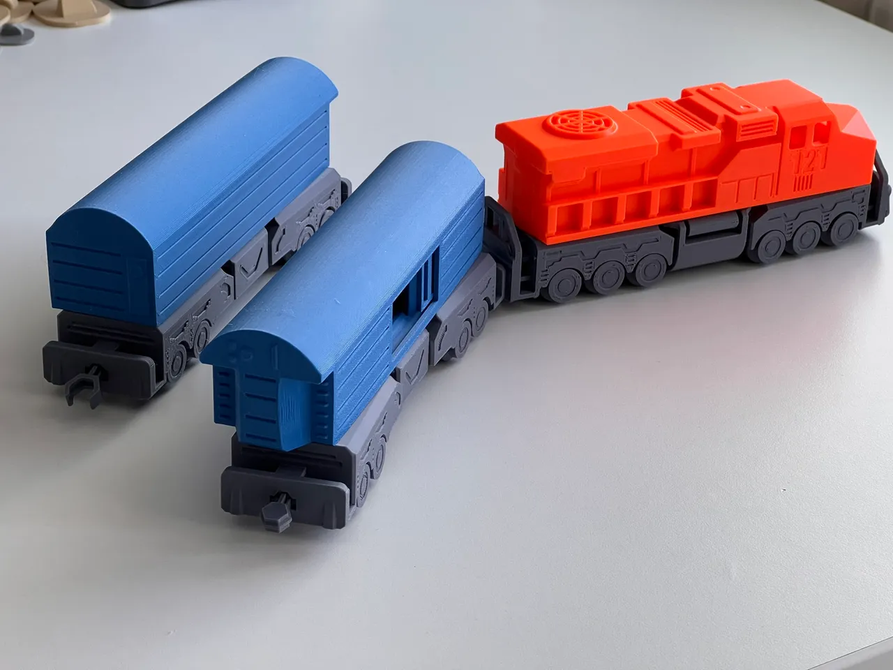Cargo Wagon (Print in Place) by jdormer9 | Download free STL model ...