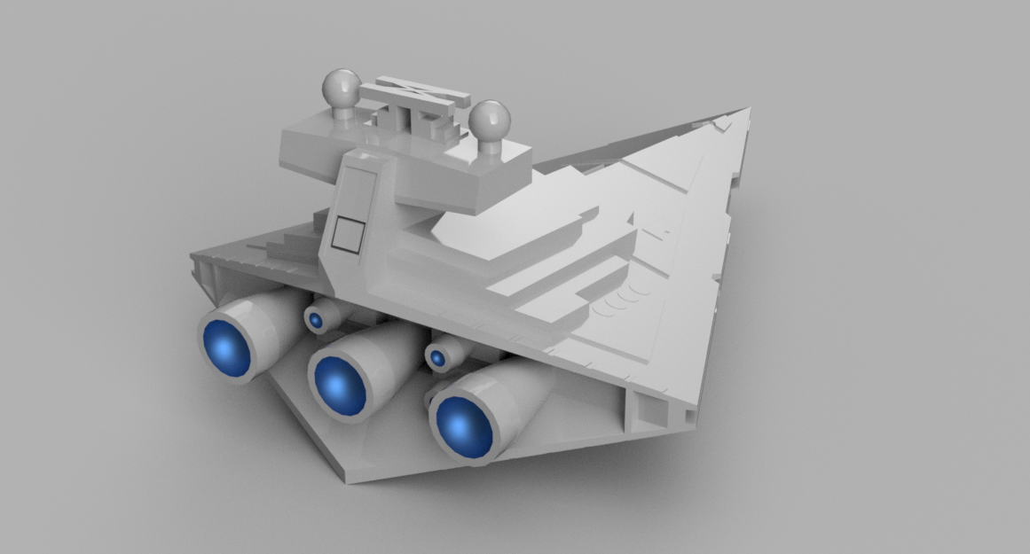 Star Destroyer by Alexand3DP | Download free STL model | Printables.com