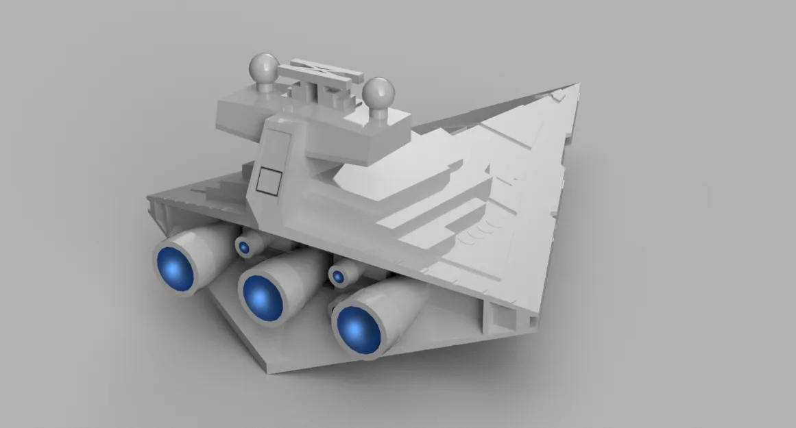 Star Destroyer by Alexand3DP | Download free STL model | Printables.com