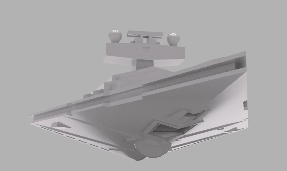 Star Destroyer by Alexand3DP | Download free STL model | Printables.com