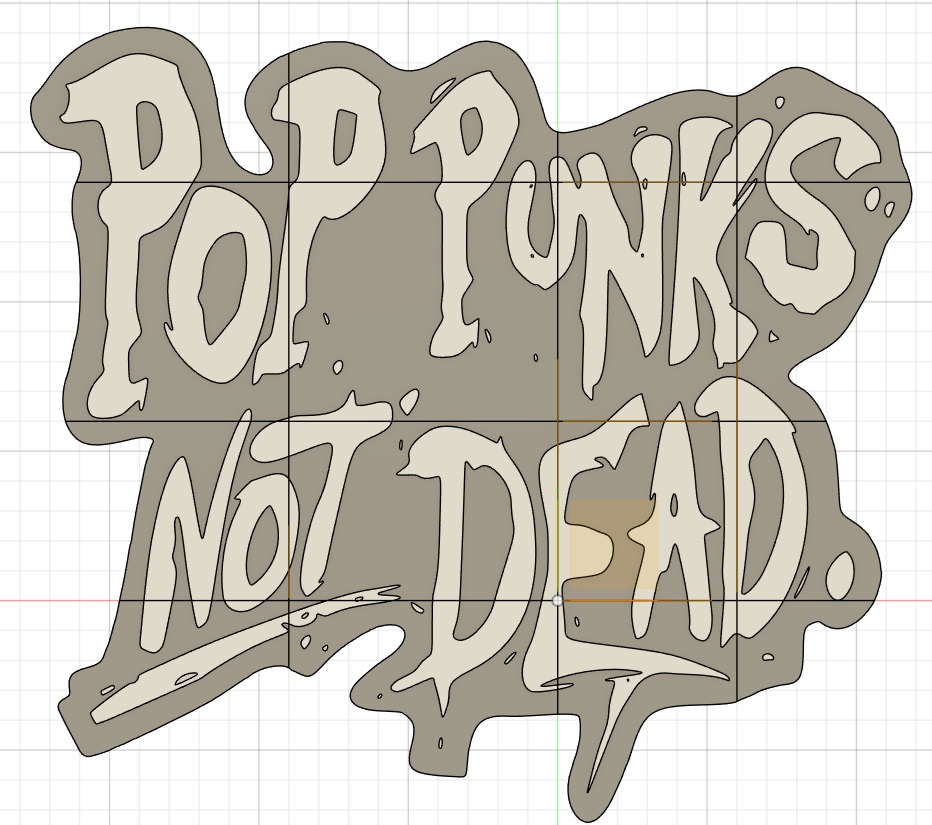 Pop Punks Not Dead Sign by Saul Good | Download free STL model ...