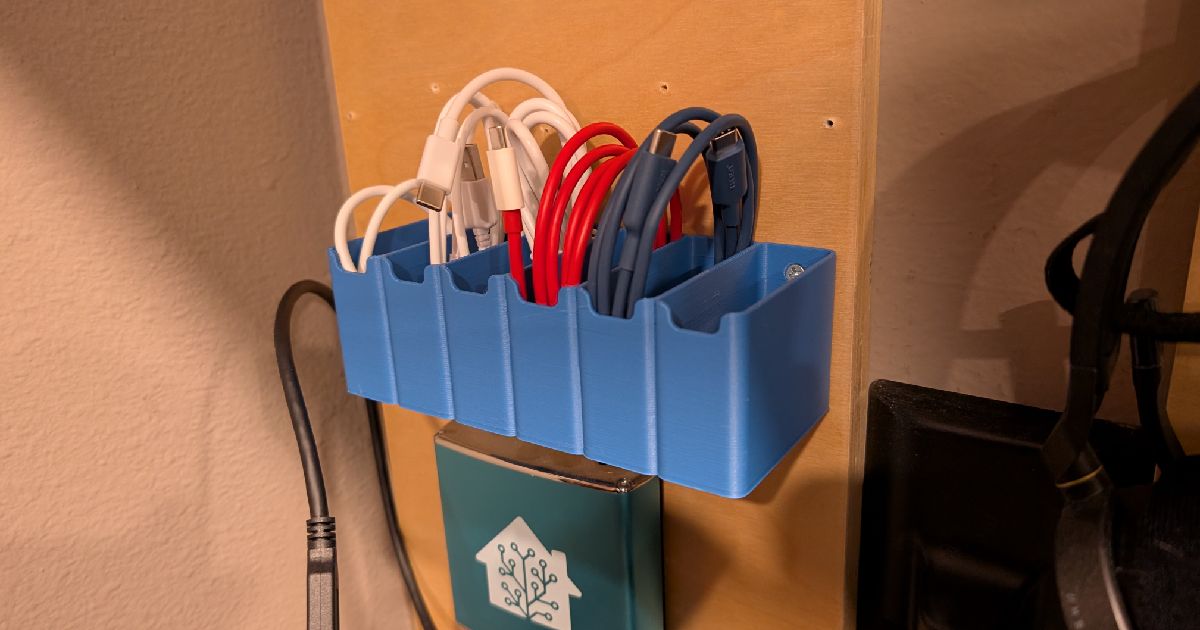 Cable Box with Screw Holes by Jeffeb3 | Download free STL model ...