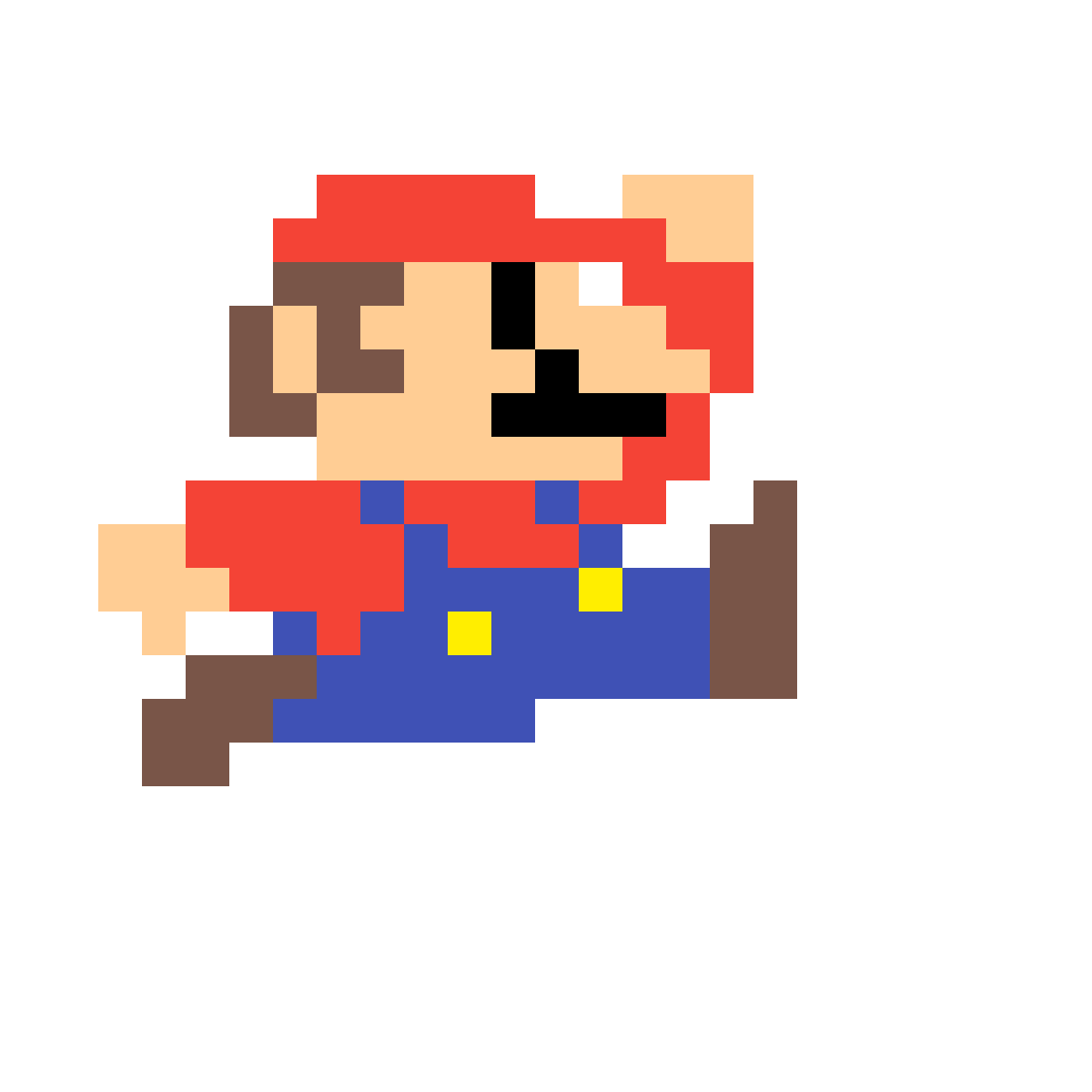 mario flat art by a random guy | Download free STL model | Printables.com