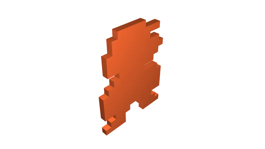 mario flat art by ThatOneGuy | Download free STL model | Printables.com