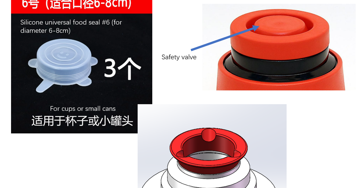 Jobo universal red cap adapter by Rayfor | Download free STL model ...