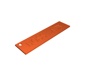 BOSS LADY KEYCHAIN by Jetro460 | Download free STL model | Printables.com