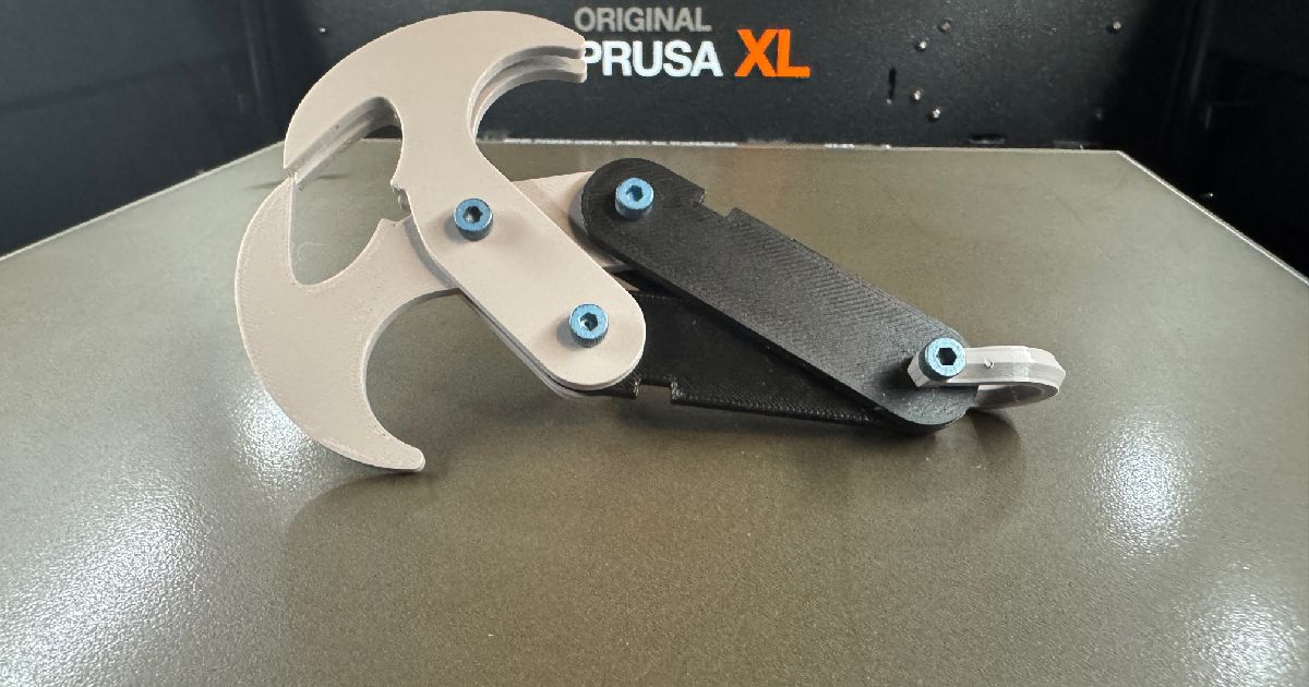 Shackle for Gravity/Grappling Hook M4 by AcrylicPlasma | Download free ...