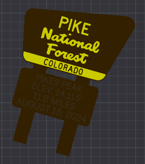Pikes Peak - Barr Trail Display Sign by Benjamin Banker | Download free ...