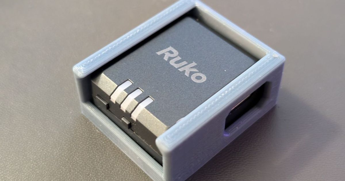 Ruko Remote ID mount by zebpalmer | Download free STL model ...