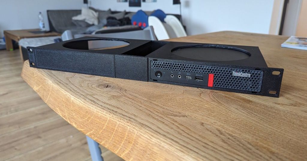 Improved Thinkcentre Tiny 1U Rack by TheDuffman85 | Download free STL ...