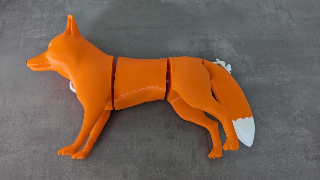 Four-Part Fox Dummy for Dog Training by TheDuffman85 | Download free ...