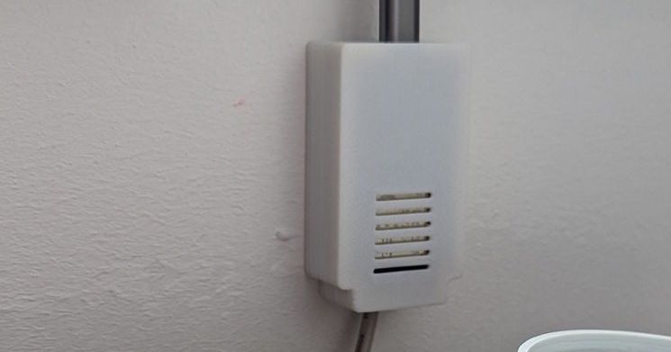 Esp32 Devkitc V4 Wall Mount Case By Theduffman85 Download Free Stl Model