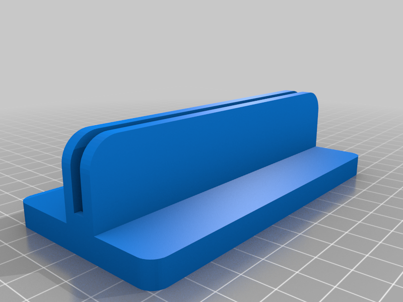 Generic vertical stand with 4mm slot by TheDuffman85 | Download free ...