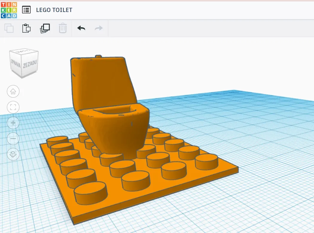LEGO TOILET by Mgr. Pavel Krist | Download free STL model | Printables.com