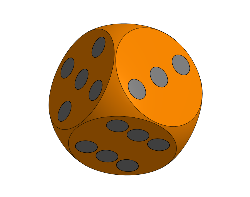 Halloween dice, two versions by ByPS128 | Download free STL model ...