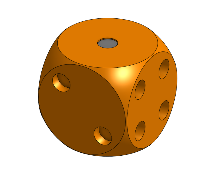 Halloween dice, two versions by ByPS128 | Download free STL model ...