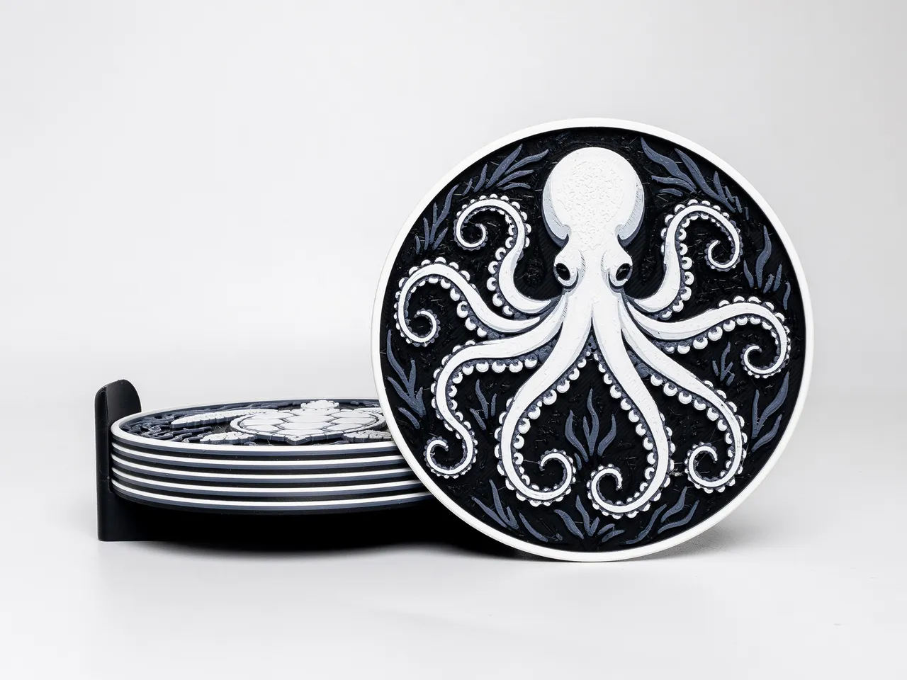 Ocean Wildlife Coasters by Bamingo Design | Download free STL model ...