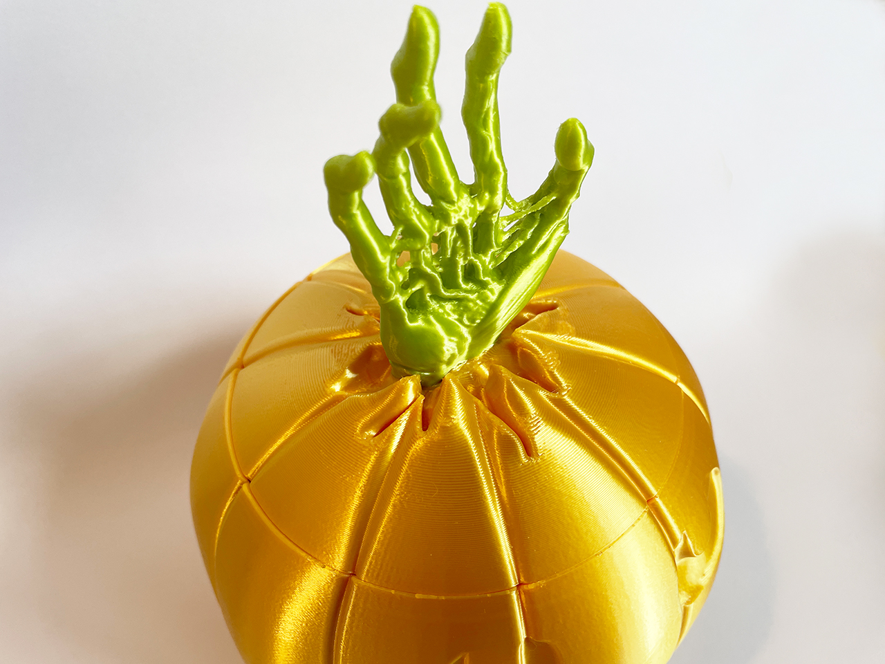Zombie hand Pumpkin Halloween Candy Bowl by Filar3D | Download free STL ...