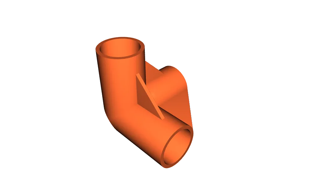 3 Way 20mm Pipe Connector by randunel | Download free STL model ...