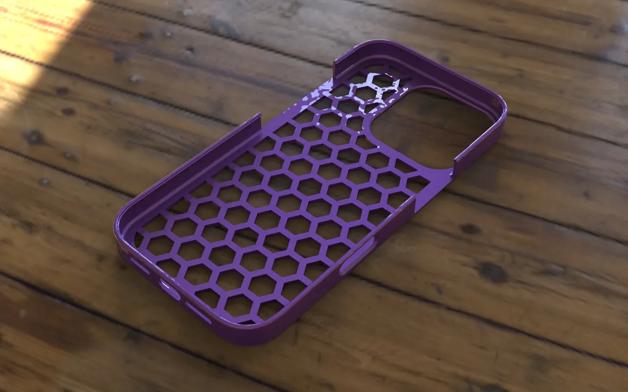 iPhone 16 Pro - Cover / Case Hexagon design by Info Sakkez | Download ...