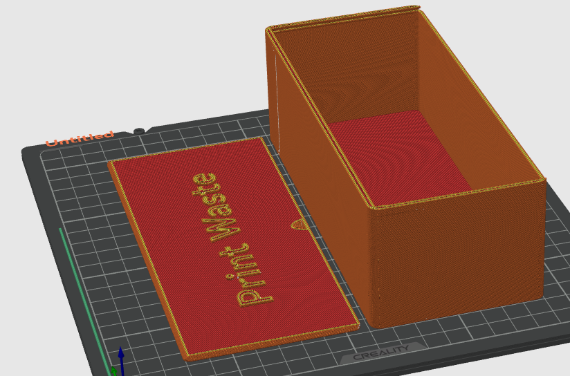 Print waste box with lid by Caveman Printworks | Download free STL ...