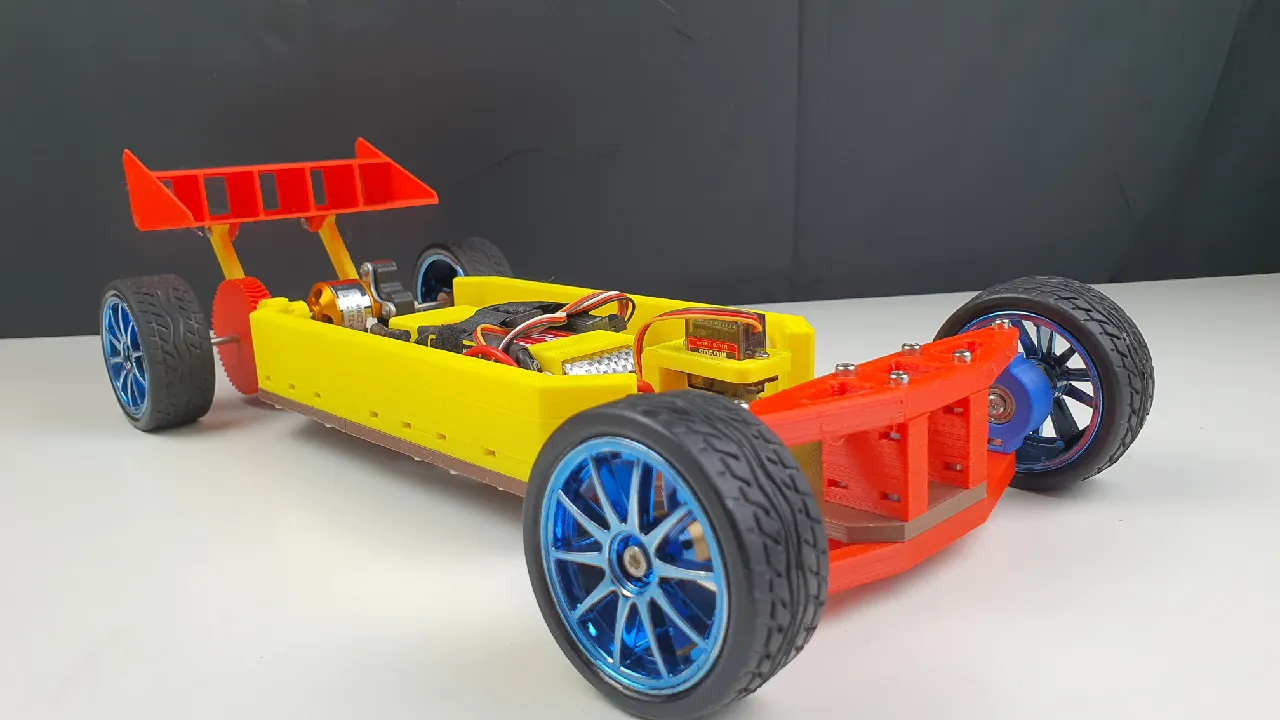 3D PRINTED RC CAR WITH BRUSHLESS MOTOR by Callmelee | Download free STL ...