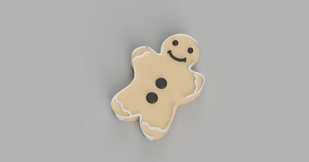 Gingerbread Men v1 by Vorm3D | Download free STL model | Printables.com
