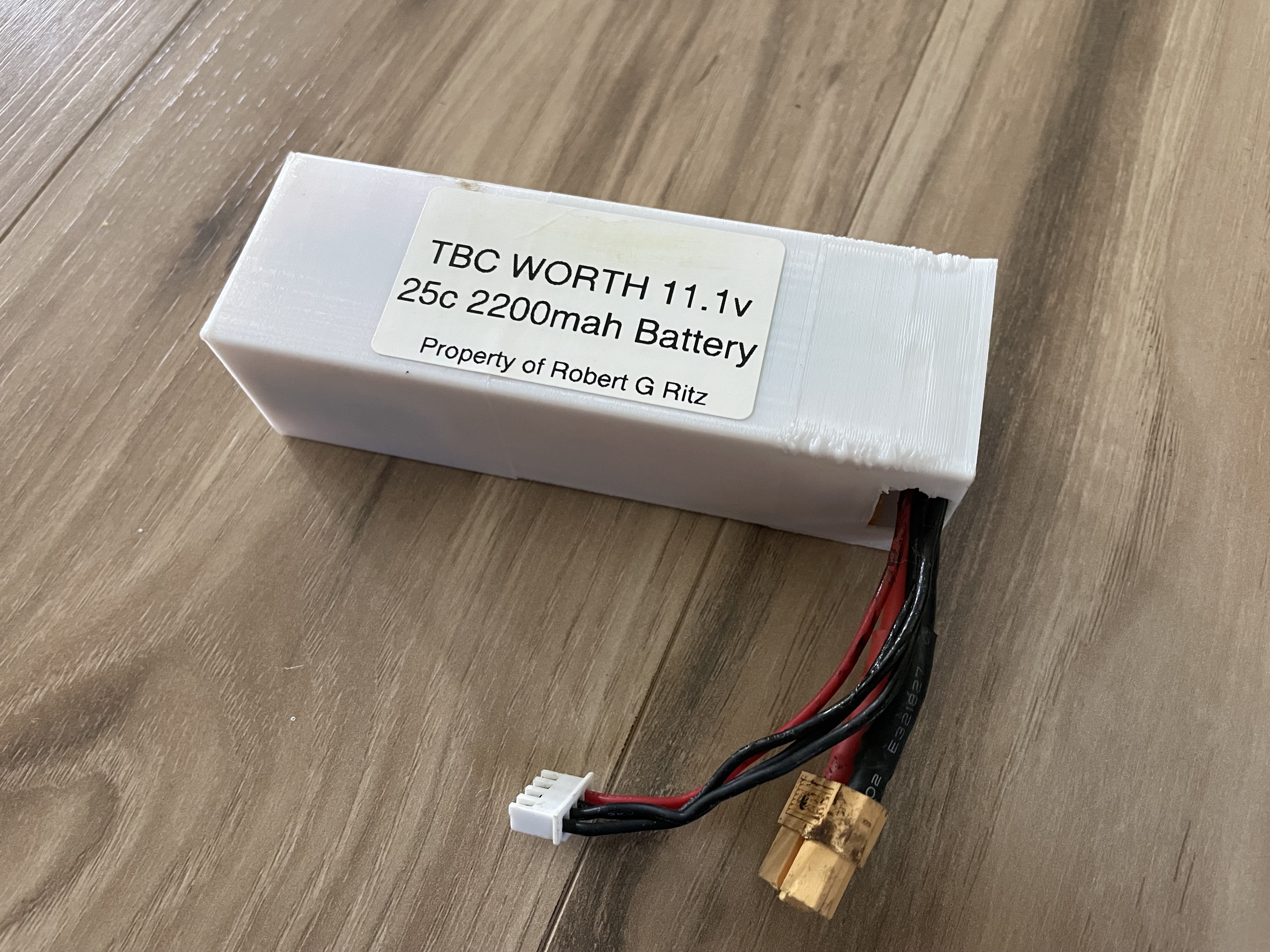 Hard Battery Case for 2200mah 11.1v by Robert G Ritzenthaler | Download ...