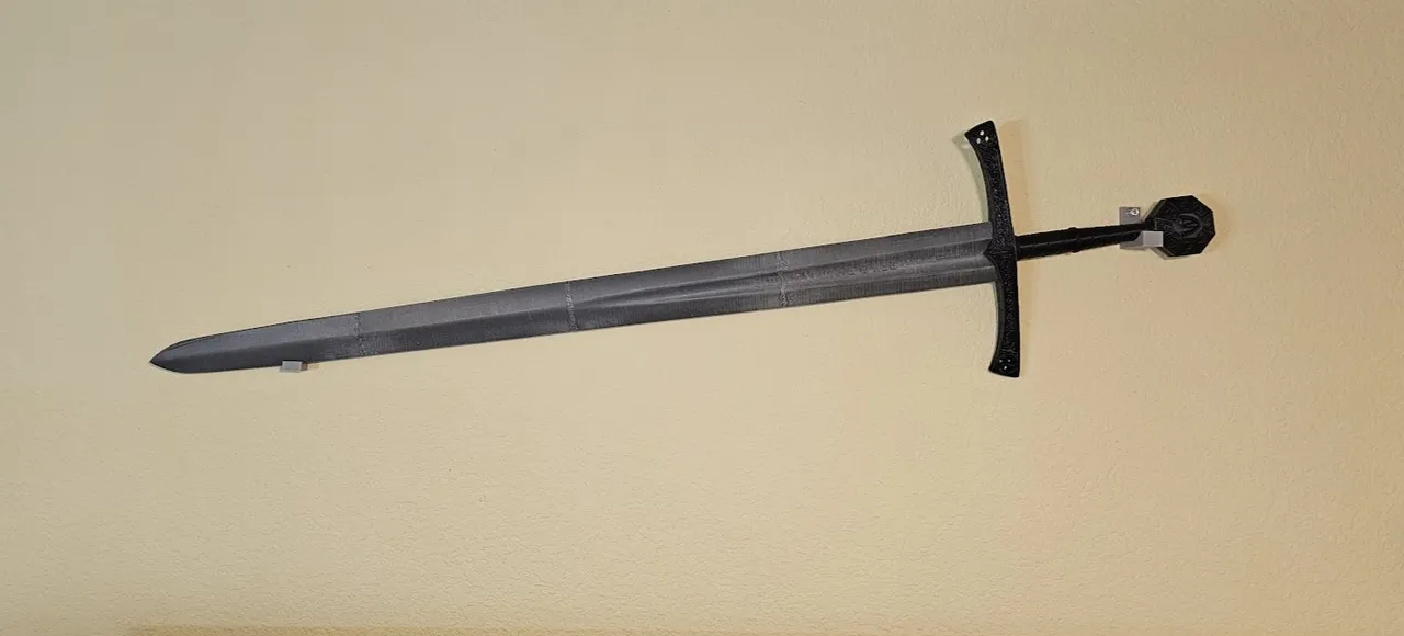 Model Sword Wall Mount - Pushpin by Austin H. | Download free STL model ...