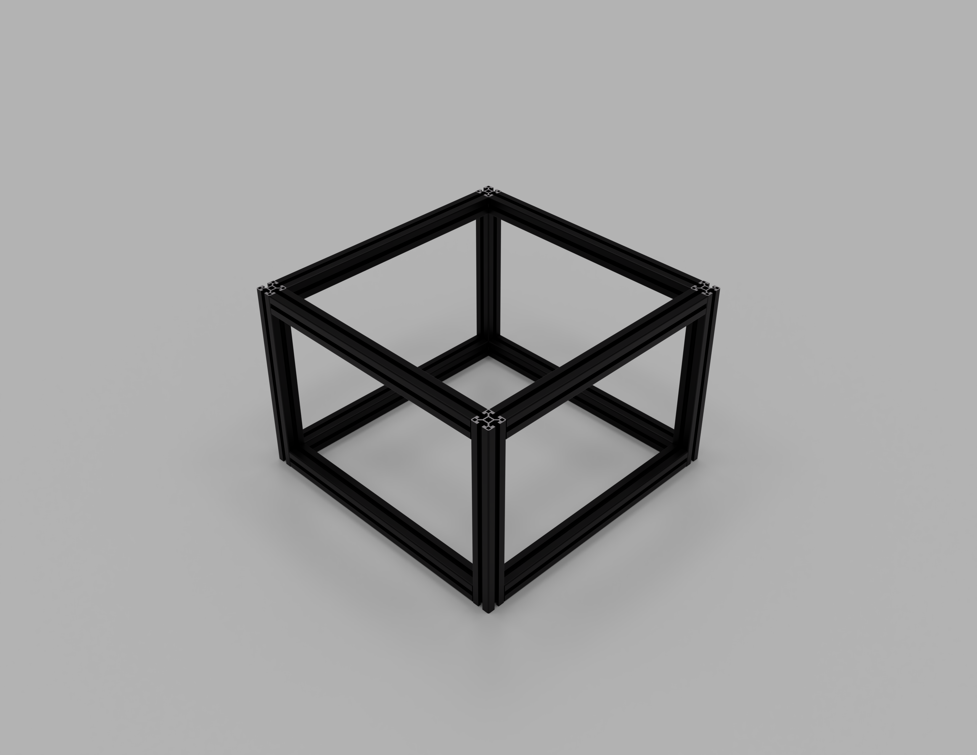 Aluminum profile simple frame parametric by diegotrap | Download free ...