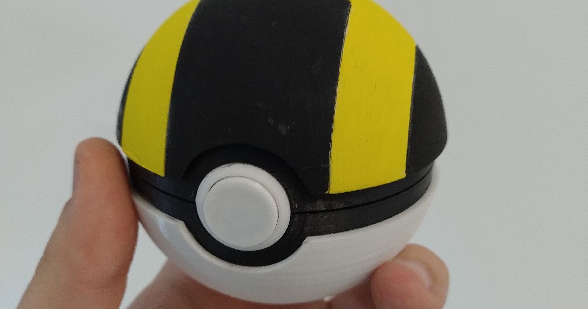 Ultraball with hinge (V1.4), functional button and insert for GBA, DS ...