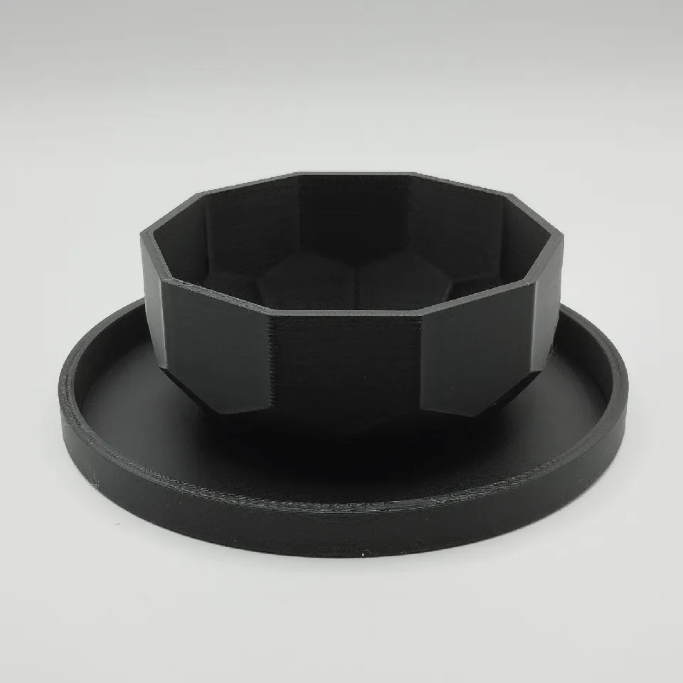Design Decagonal Bowl with matching Tray by Deltaprints | Download free ...