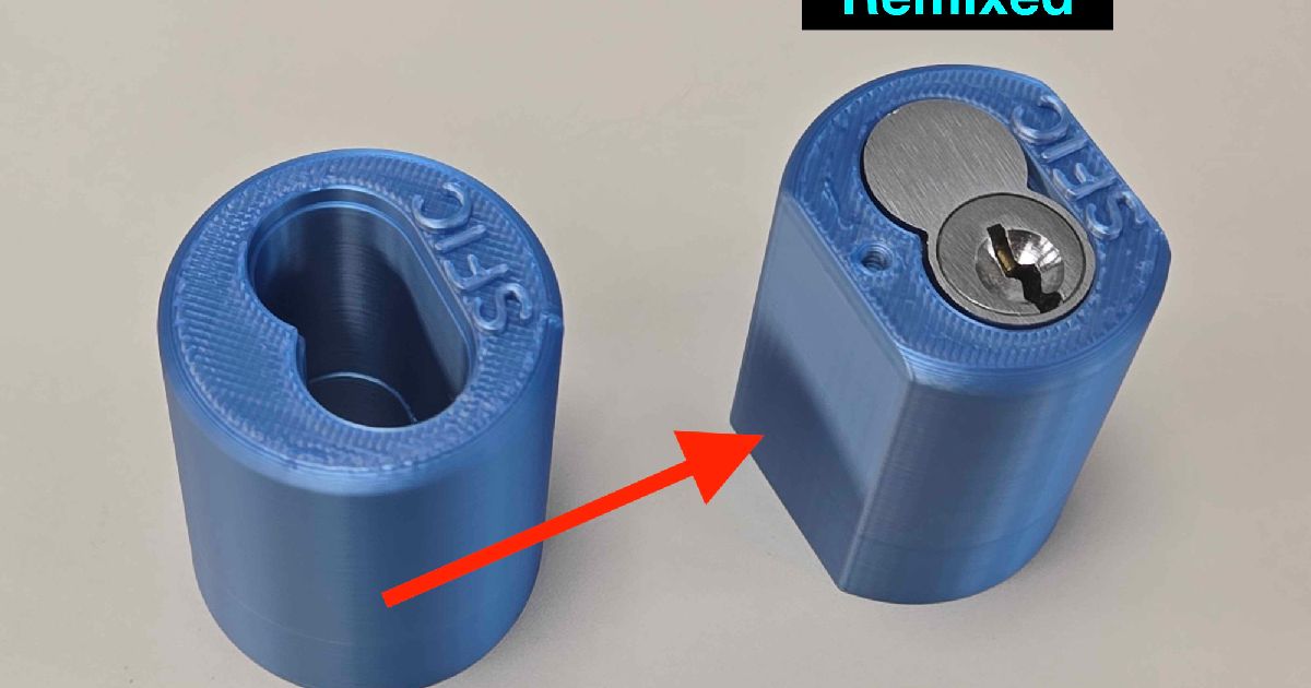 Remixed SFIC Lock Holder (vise friendly) v1.1 - Updated 11/21/24 by ...