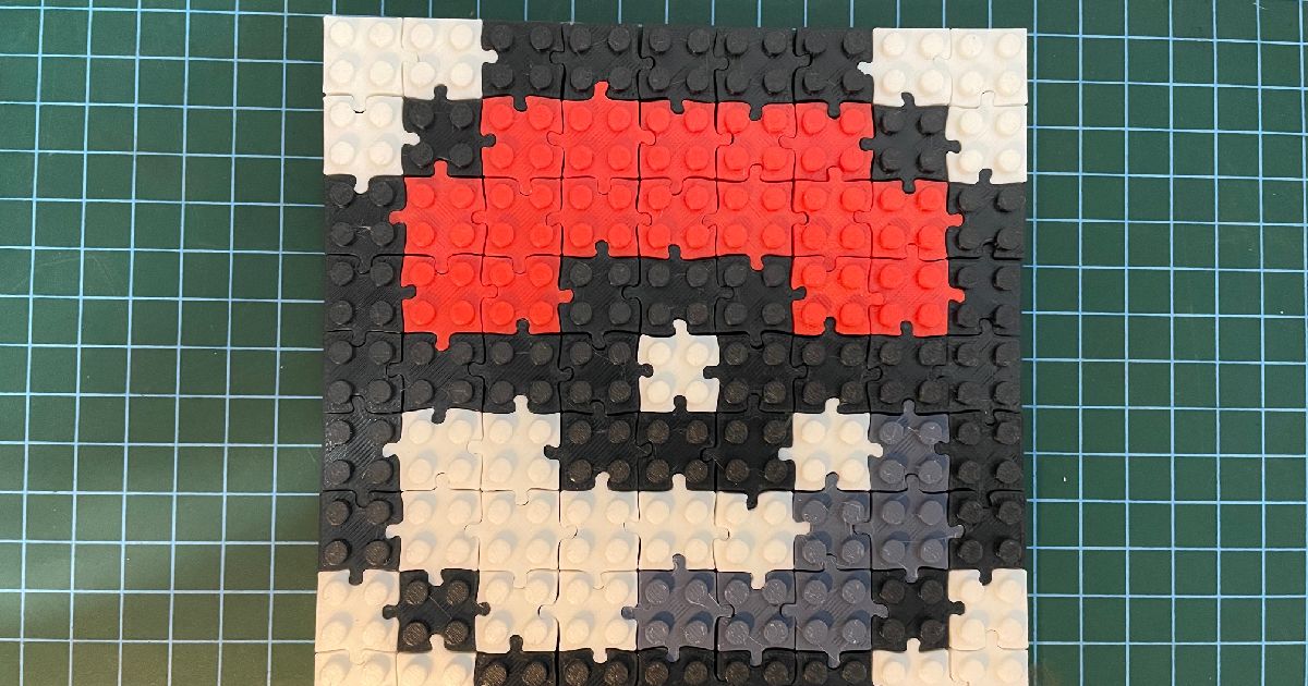 Pokeball Puzzle – LEGO Brick Pixel Art by Shlomi Haver | Download free ...