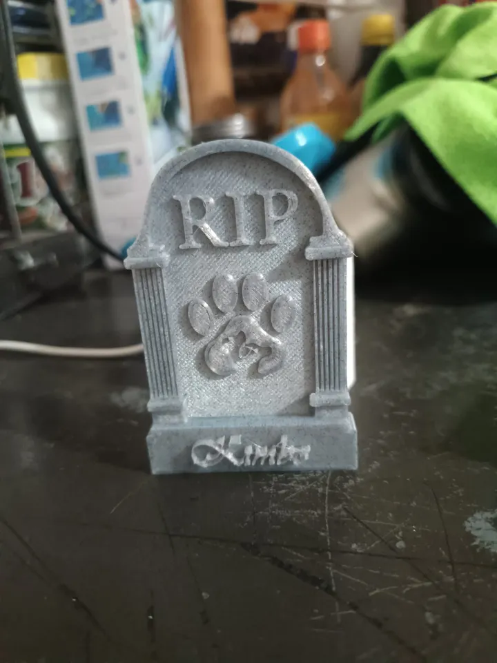 Lapida conmemorativa para mascota by RonoaRuiz | Download free STL ...